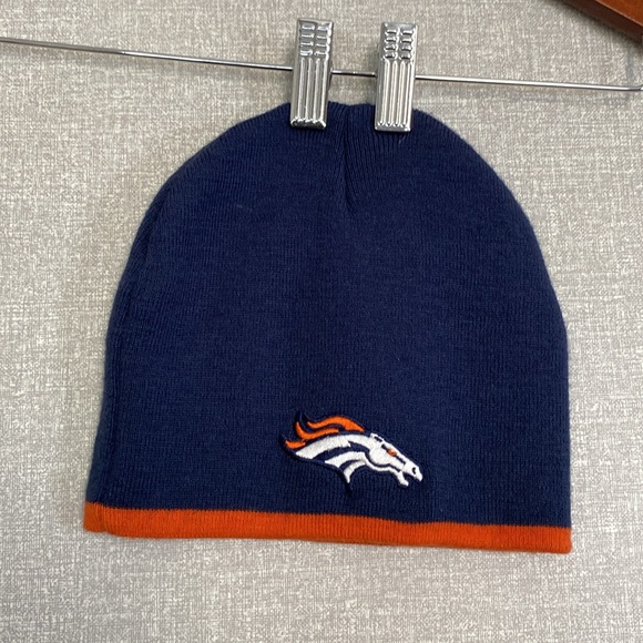 NFL | Accessories | Navy Blue Broncos Nfl Team Apparel Beanie | Poshmark